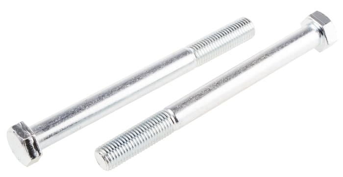 RS PRO | Perno hexagonal Galvanizado brillante, Acero, M16 x 170mm 2 ...