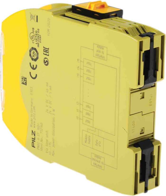 772140 Pilz | Pilz PNOZ m EF Series Input Module, 16 Inputs, 24 V dc ...