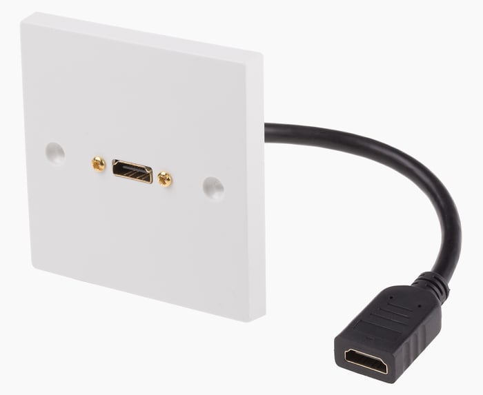 RS PRO | RS PRO Single Gang 1 Way Female HDMI Faceplate | 919-4062 | RS
