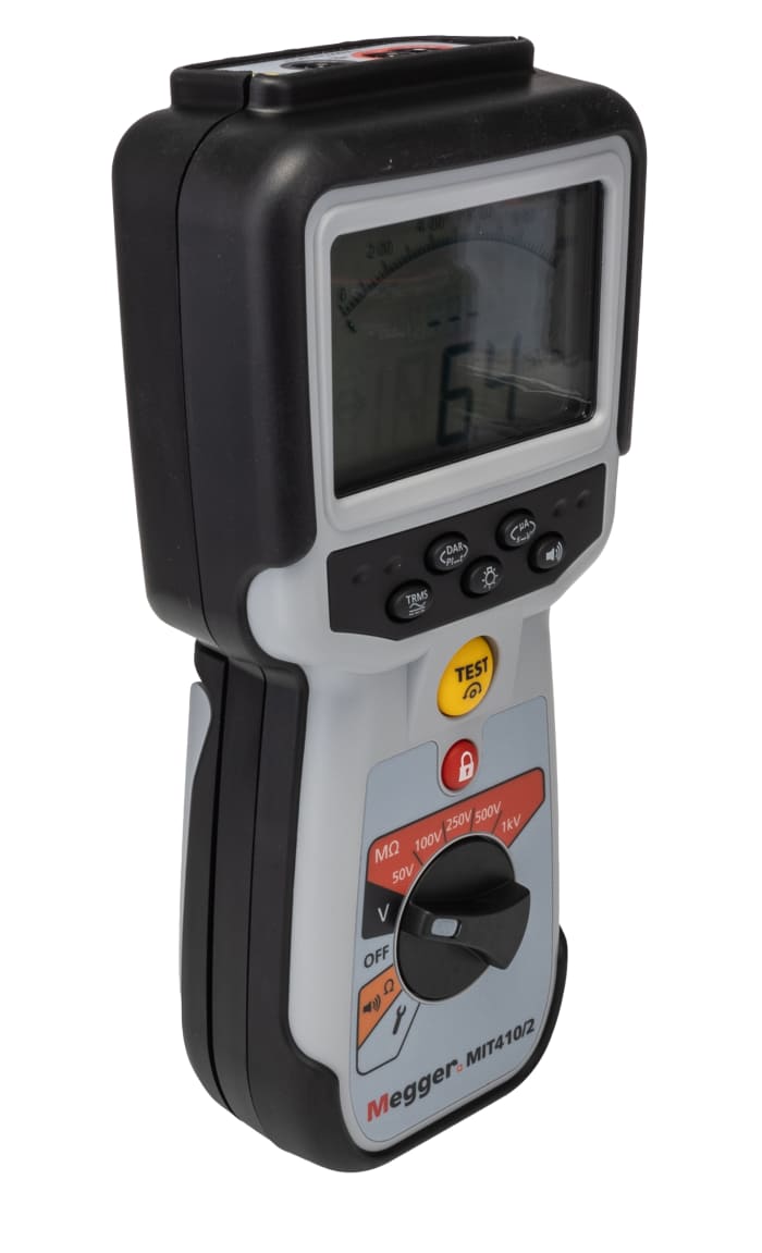 1004-735 Megger | Megger MIT410 2 Insulation Tester, 10V Min, 1000V Max ...