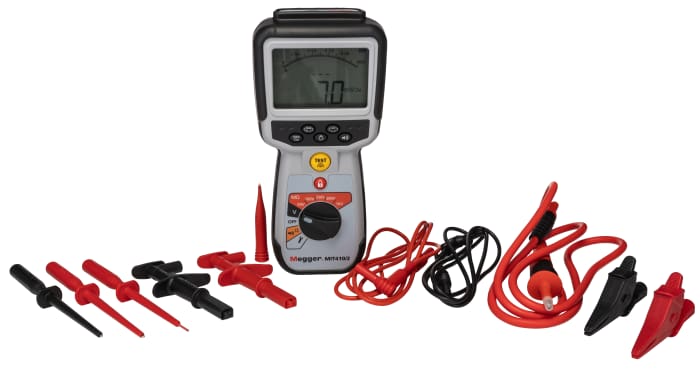 1004-735 Megger | Megger MIT410 2 Insulation Tester, 10V Min, 1000V Max ...