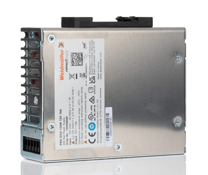 1469580000 Weidmüller | Weidmuller PRO ECO Switched Mode DIN Rail Power ... 1469580000 Weidmüller | Weidmuller PRO ECO Switched Mode DIN Rail Power ...