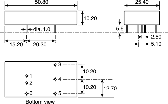 RP20-2412SFW Recom | Recom RP20-FW DC-DC Converter, 12V dc/ 1.67A ...