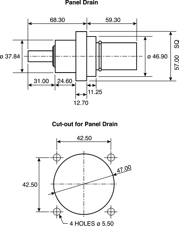 NPDFT-3-GY-L-T4 ITT Cannon | ITT Cannon, Veam Powerlock Grey Panel ...