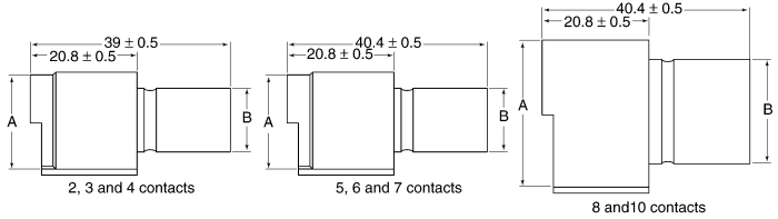 120-8551-007 ITT Cannon | ITT Cannon Circular Connector, 7 Contacts ...