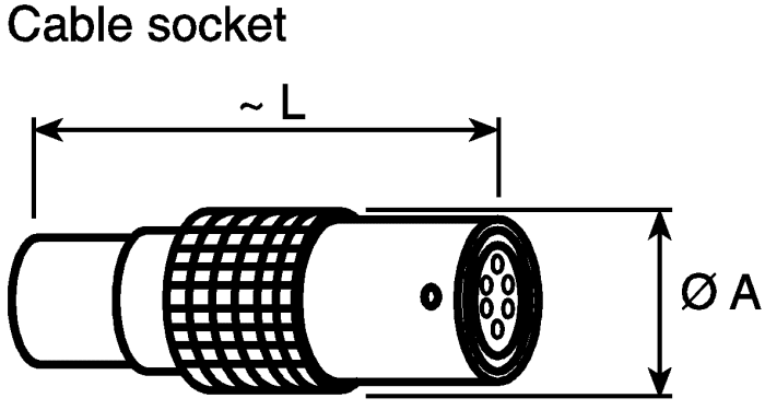 PHG.00.302.CLLD35 LEMO | LEMO Circular Connector, 2 Contacts, Cable ...