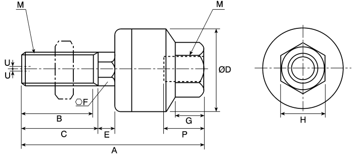 JA30-10-125 SMC | SMC Floating Joint JA30-10-125, To Fit 32mm Bore Size ...