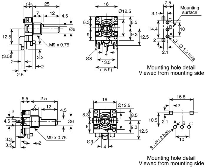 EC16B2410408 Alps Alpine | Alps Alpine 24 Pulse Incremental Mechanical ...