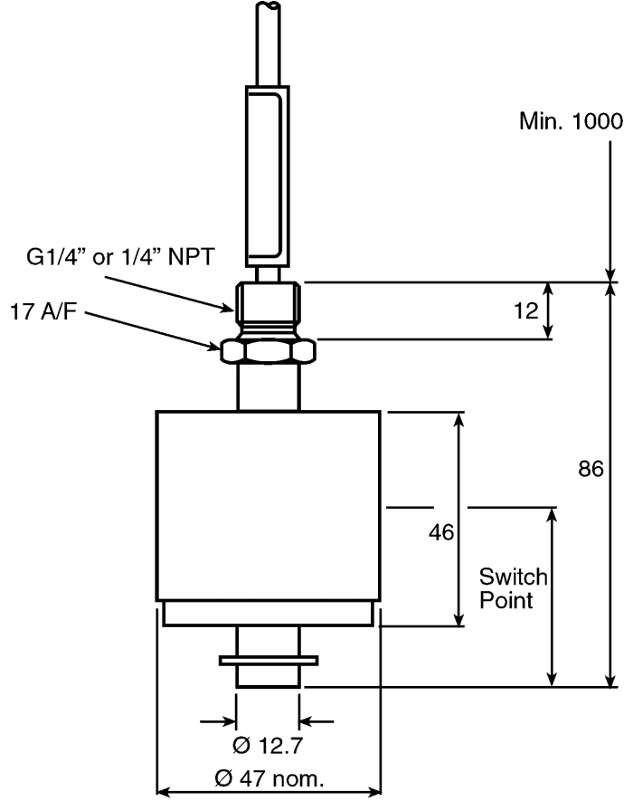 011-1700 Gems Sensors | Gems Sensors Horizontal, Vertical Brass/NBR ...