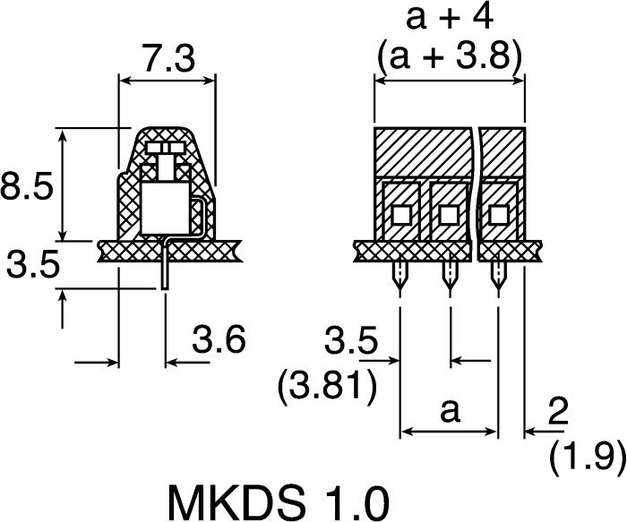 1984950 Phoenix Contact | Phoenix Contact MKDS 1/3-3.5 HT BK Series PCB ... 1984950 Phoenix Contact | Phoenix Contact MKDS 1/3-3.5 HT BK Series PCB ...