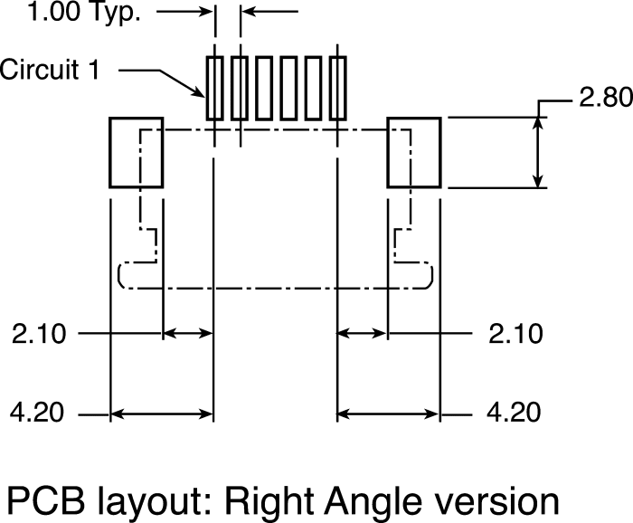 52207-0460 Molex | Molex, Easy-On, 52207 1mm Pitch 4 Way Right Angle Female FPC Connector, ZIF ...