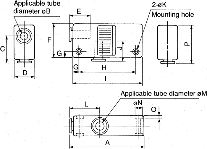 ZH13BS-08-10(KIT) SMC | SMC Vacuum Ejector, 1.3mm nozzle , -88kPa 40L ...