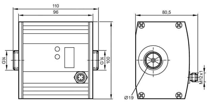 SU7000 ifm electronic | ifm electronic SU Series Ultrasonic Flow Meter ...