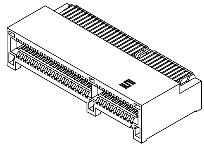 PCIE-036-02-F-D-RA Samtec | Samtec PCIE Series Right Angle Female Edge ...