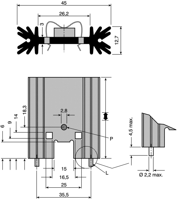THF409-220 Fischer Elektronik | Fischer Elektronik Heatsink Retaining ...