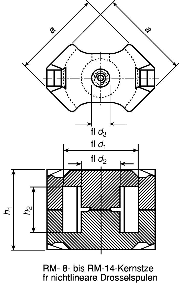 B65815E0000R087 EPCOS | EPCOS N87 RM 12 Transformer Ferrite Core ...