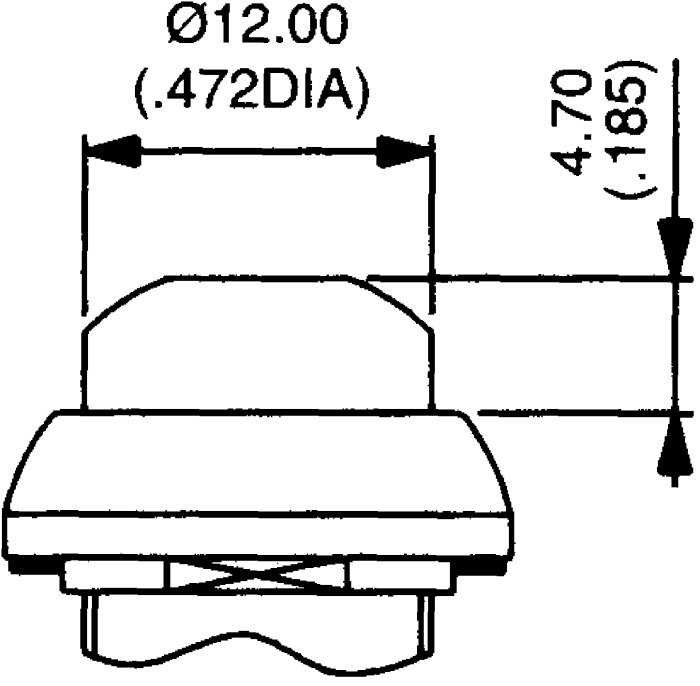 IPR3SAD2104 APEM | APEM IP Series Push Button Switch, Momentary, Panel ...