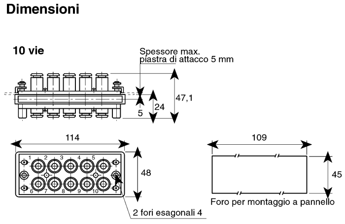 KDM10-04 SMC | SMC KDM Series Multi-Connector Fitting, Tube-to-Tube Connection Style | 245-3080 | RS