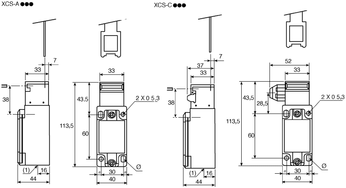 XCSA801 Telemecanique Sensors | Telemecanique Sensors XCSA Safety ...