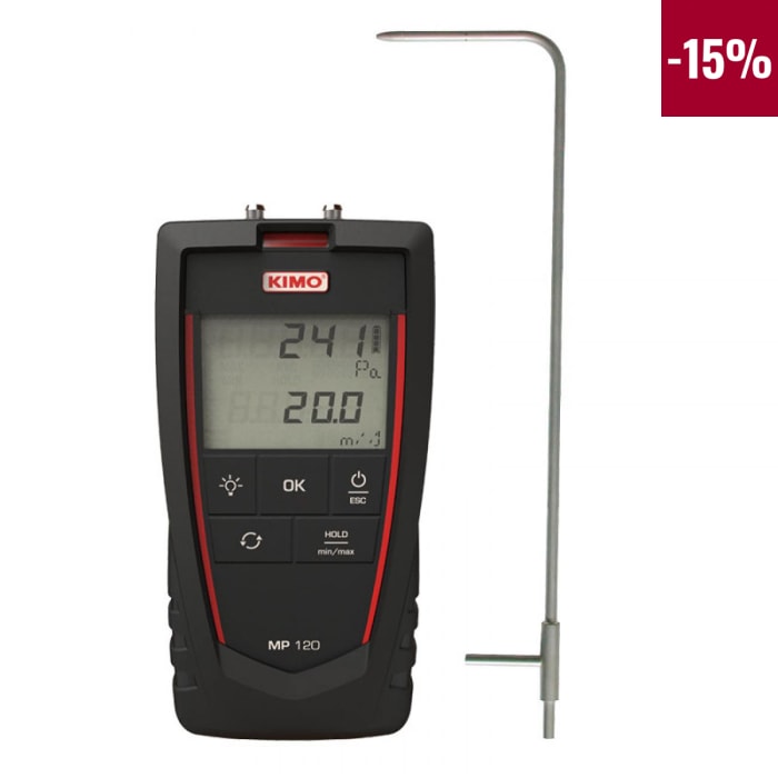 24722 KIMO | KIMO Differential Manometer With 2 Pressure Port/s, Max ...