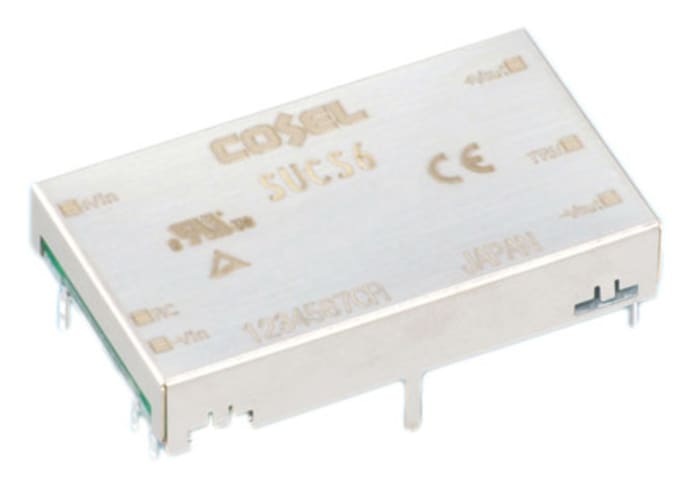 SUCS62412C Cosel | Cosel DC-DC Converter, 12V dc/ 500mA Output, 18 → 36 ...