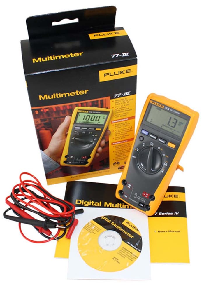 3947835 Fluke | Fluke 77 Handheld Digital Multimeter, 10A ac Max, 10A ...