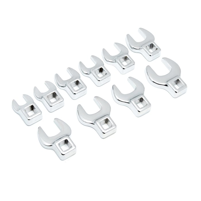 81909 GearWrench | GearWrench 10-Piece Crow Foot Spanner Set, 10 → 19 ...