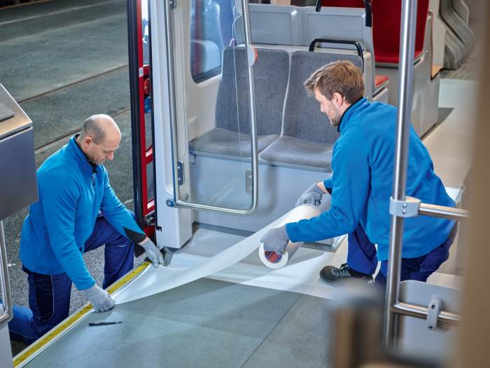 04416-00003-00 Tesa | Tesa White Anti-Slip Flooring PP Film 66m x 980mm ...