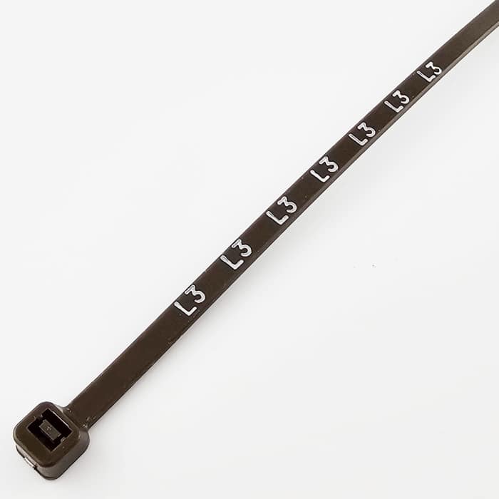 RS PRO | RS PRO Phase Marking Cable Tie, Non-Releasable, 200 mm x 4.8 ...