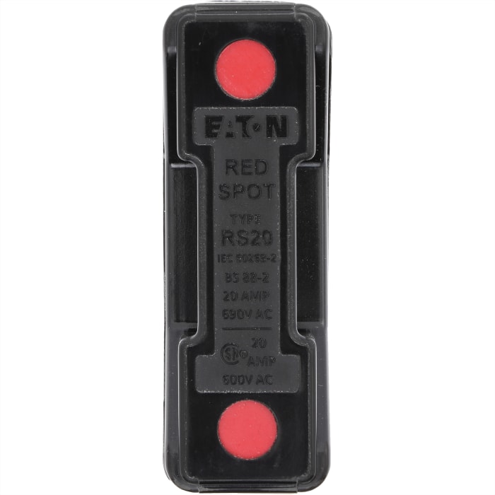 RS20H Eaton | Eaton 20A Rail Mount Fuse Holder for A1 Fuse, 1P, 690V ac ...