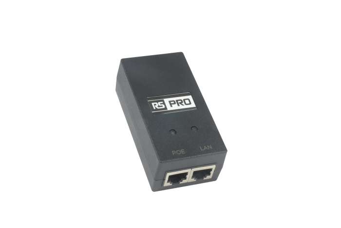 RS PRO | RS PRO Single Port POE Injector, 240V ac Input, 1A, 24W | 434 ...