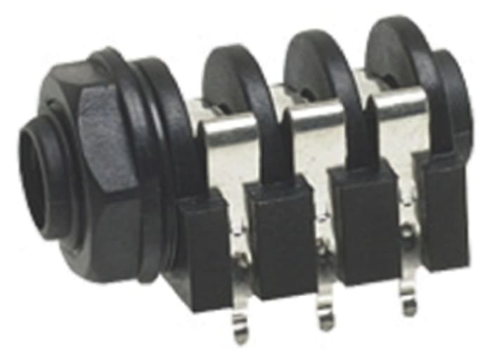 RS PRO | RS PRO Jack Connector 6.35 mm PCB Female 2 Mono, 3A Solder ...
