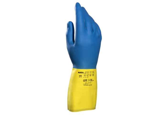 405390 Mapa Spontex | Guantes de trabajo de Látex Azul Mapa Spontex ...
