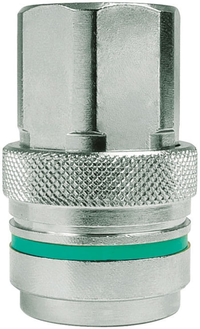 106671200 CEJN | CEJN Brass Pipe Fitting, Straight Coupler | 498-668 ...