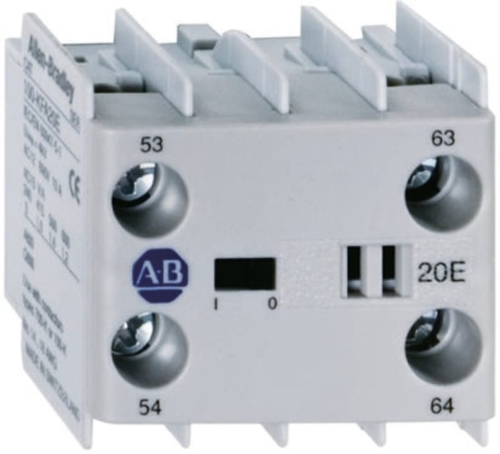 100-KFC40 Allen Bradley | Allen Bradley Auxiliary Contact Block, 4 ...