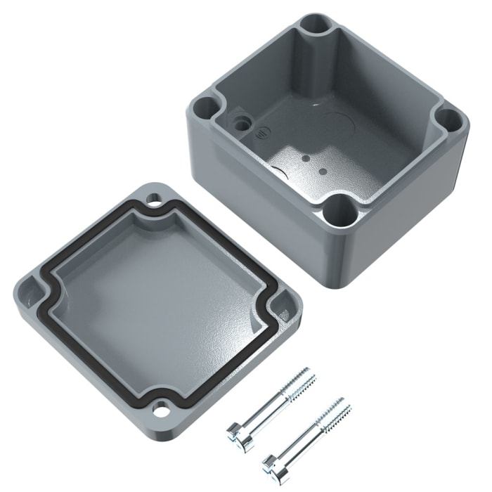 01050503 Rose | Rose Aluminium Standard Series Grey Die Cast Aluminium ...