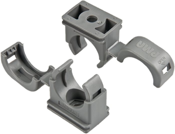SFH-17-0 PMA | PMA Grey Nylon Conduit Clip, 20mm Max. Bundle | 840-117 | RS
