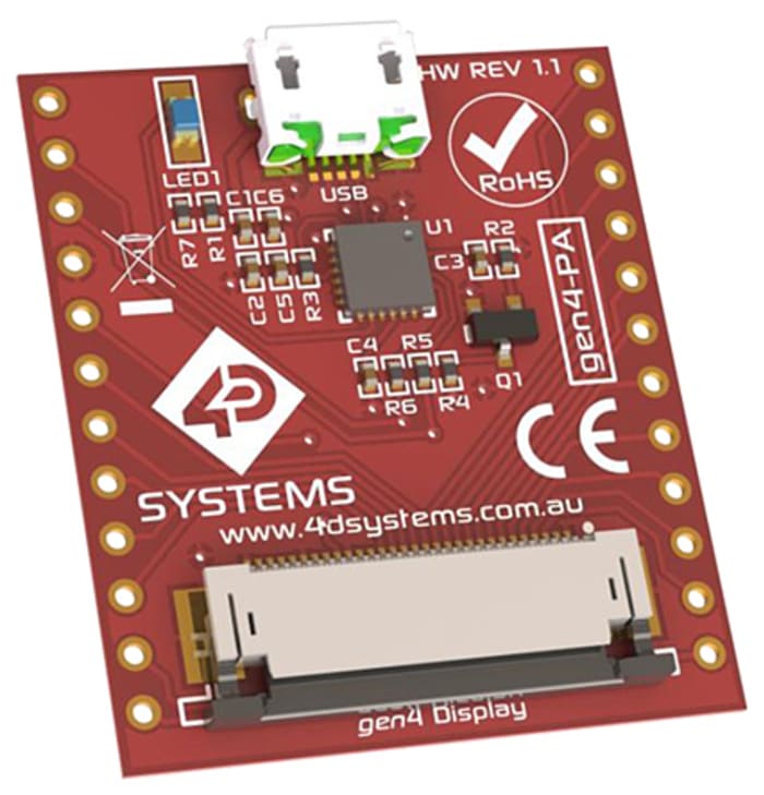 gen4-PA 4D Systems | 4D Systems gen4-PA, Gen4 Programming Adapter Board ...
