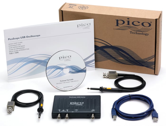 PicoScope 2208B Pico Technology | Pico Technology 2208B PicoScope 2000 Series, 100MHz PC Based ...
