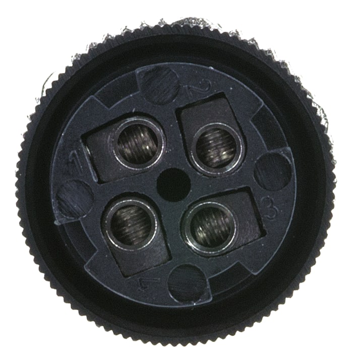 99 0429 14 04 binder | binder Circular Connector, 4 Contacts, Cable Mount, M12 Connector, Plug ...