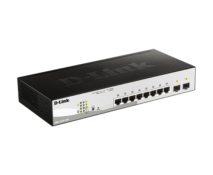 DGS-1210-10P D-Link | D-Link DGS-1210-10P, Smart 10 Port Ethernet ...
