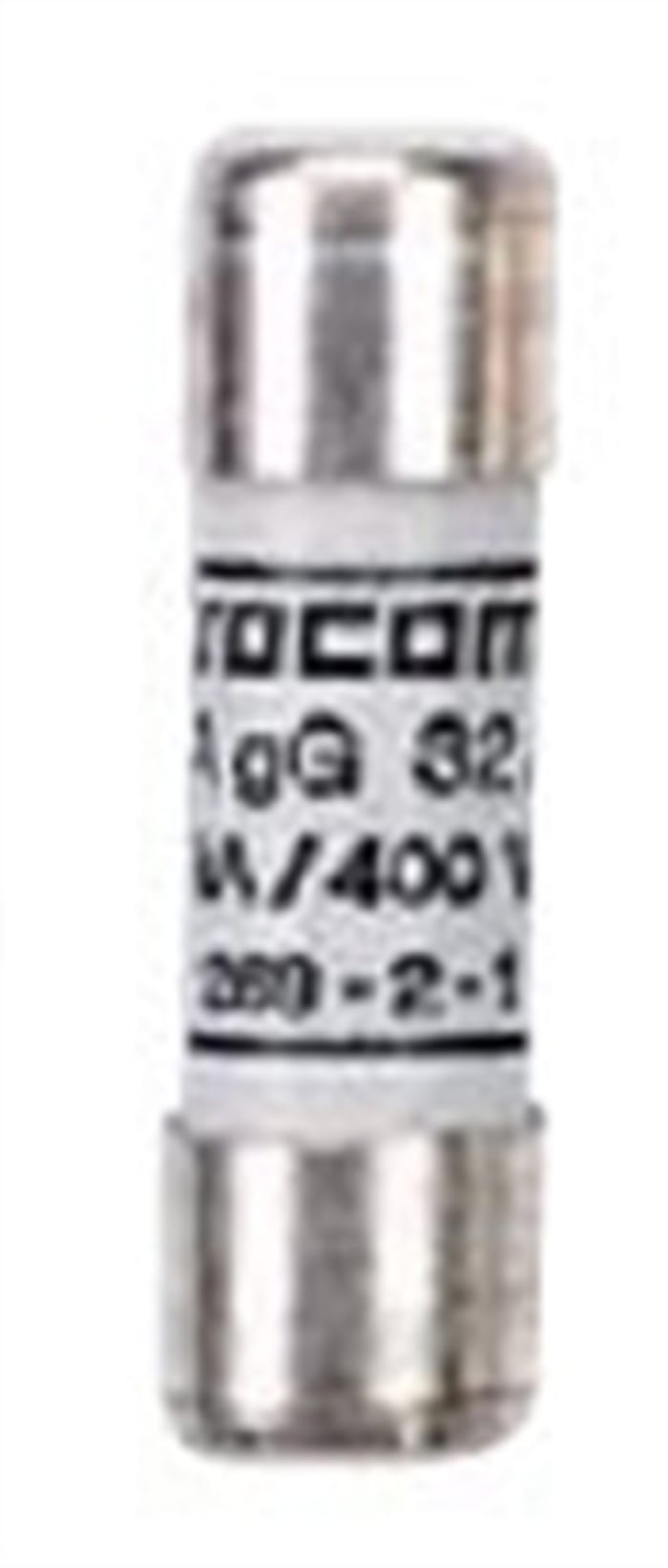 60120002 Socomec | Socomec 2A Cartridge Fuse, 10 x 38mm | 122-5262 | RS