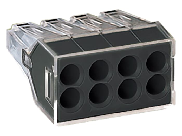 773-108 WAGO | WAGO 773 PUSH WIRE Series Junction Box Connector, 8-Way ...