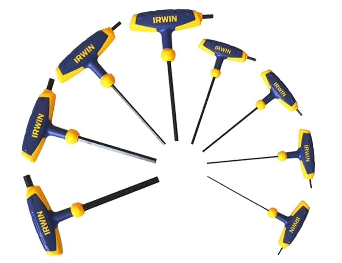 T10771 Irwin | Irwin 8 piece T Shape Metric Hex Key Set, 2mm | 123-0235 ...