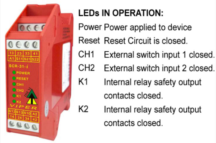 280002 IDEM | IDEM Viper SCR-31-i Screw Terminals Emergency Stop Safety ...