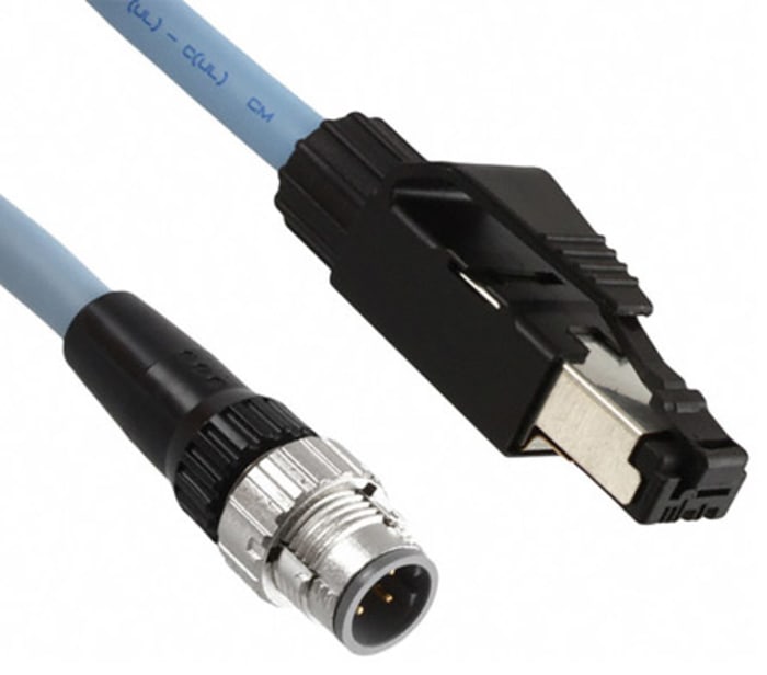 XS5W-T421-GMC-K Omron | Omron Straight Male M12 to Straight Male RJ45 ... XS5W-T421-GMC-K Omron | Omron Straight Male M12 to Straight Male RJ45 ...