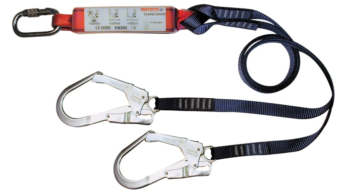 AE5315WAF Protecta | Protecta 1.5m Fall Arrest Shock Absorbing Lanyard ...