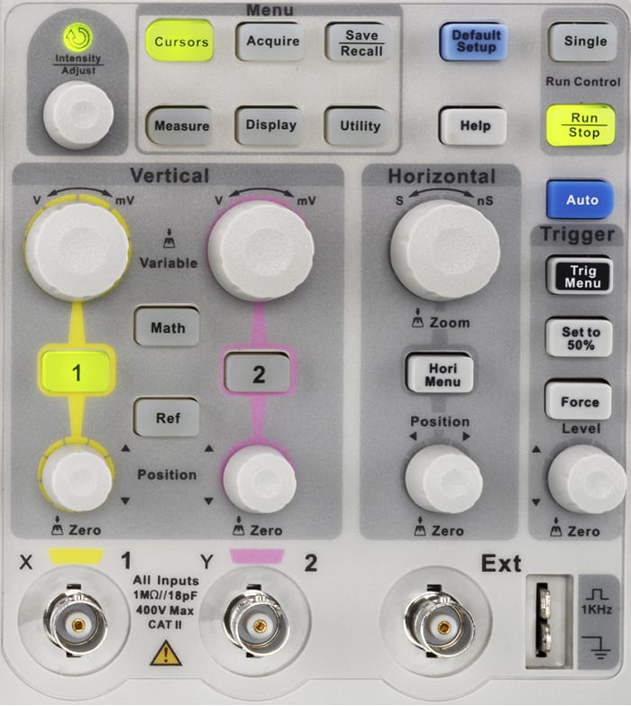 RS PRO | RS PRO RSDS 1052 DL +, 50MHz Bench Oscilloscope, 2 Analogue ...