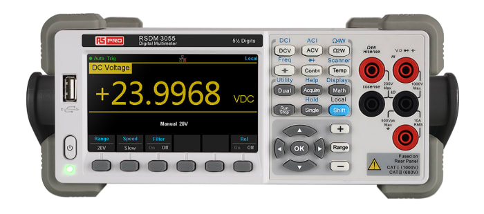 RS PRO | RS PRO RSDM3055A Bench Digital Multimeter, True RMS, 10A ac ...