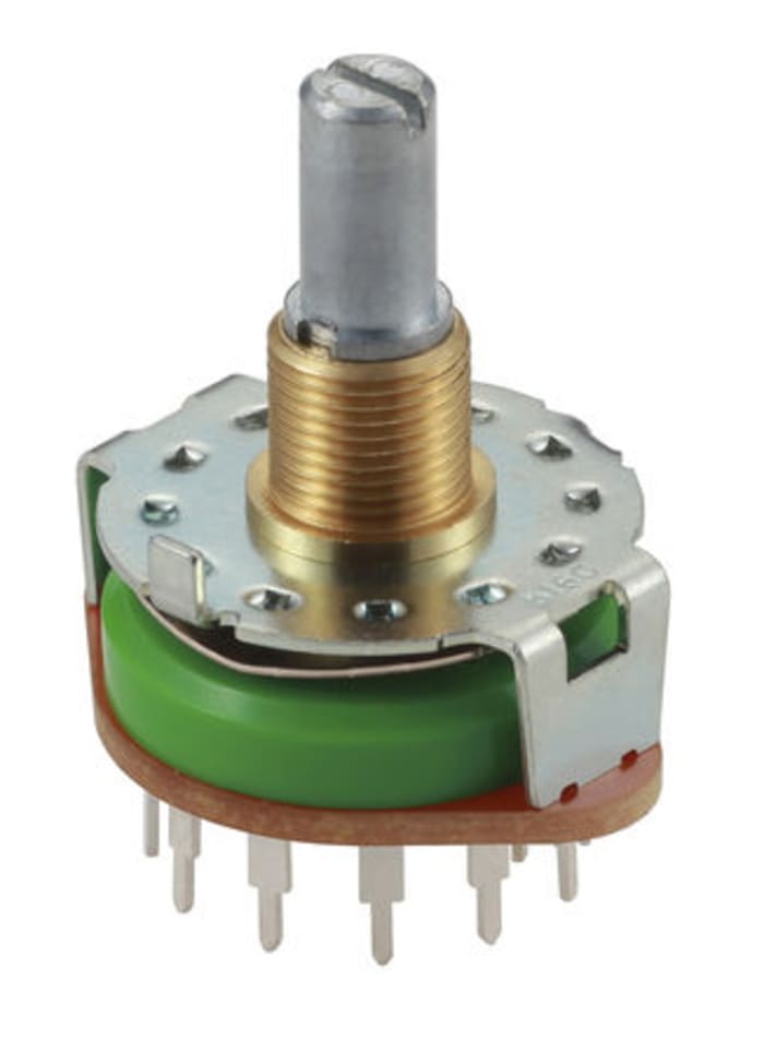 SRRM342800 Alps Alpine | Alps Alpine, 4 Position 3P4T Rotary Switch ...